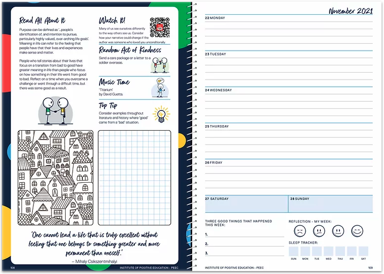 PEEC Student Wellbeing Diaries – PEEC