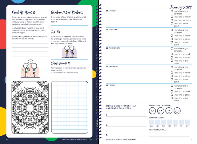 PEEC Student Wellbeing Diaries – PEEC